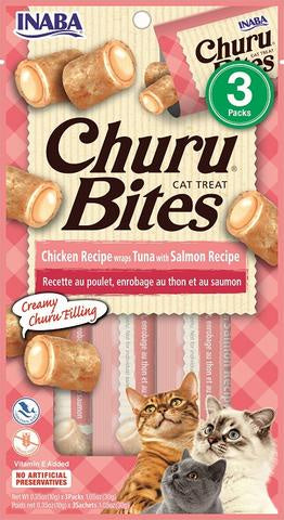 Inaba Churu Bites Tuna With Salmon 0.35oz 3pk – Firehouse Pet Shop